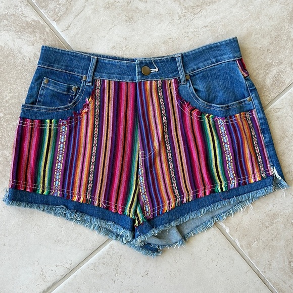 Ladakh | Shorts | Ladakh Mexicana High Rise Print Cut Off Short | Poshmark